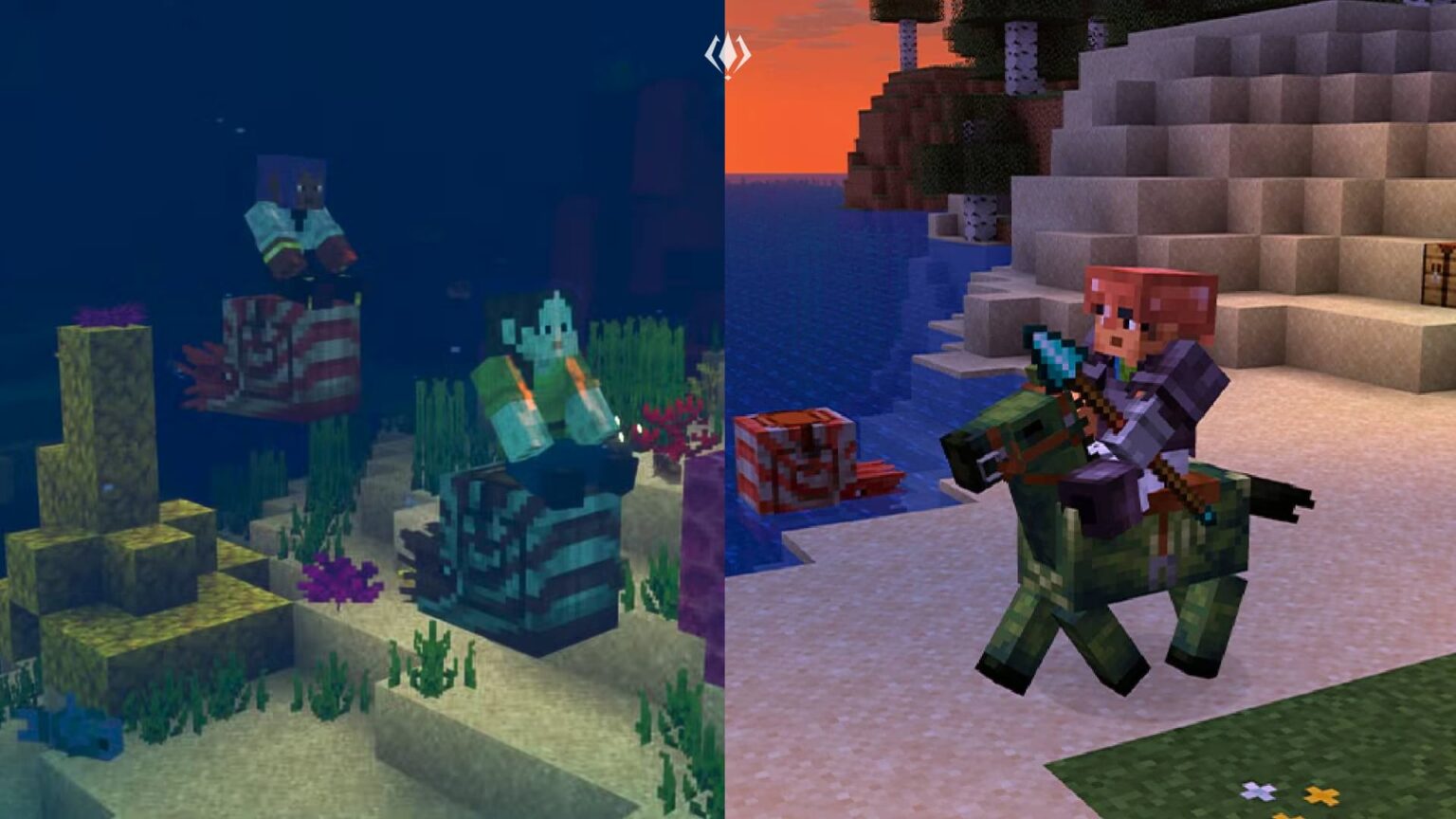New Minecraft’s Mounts of Mayhem update is live now!