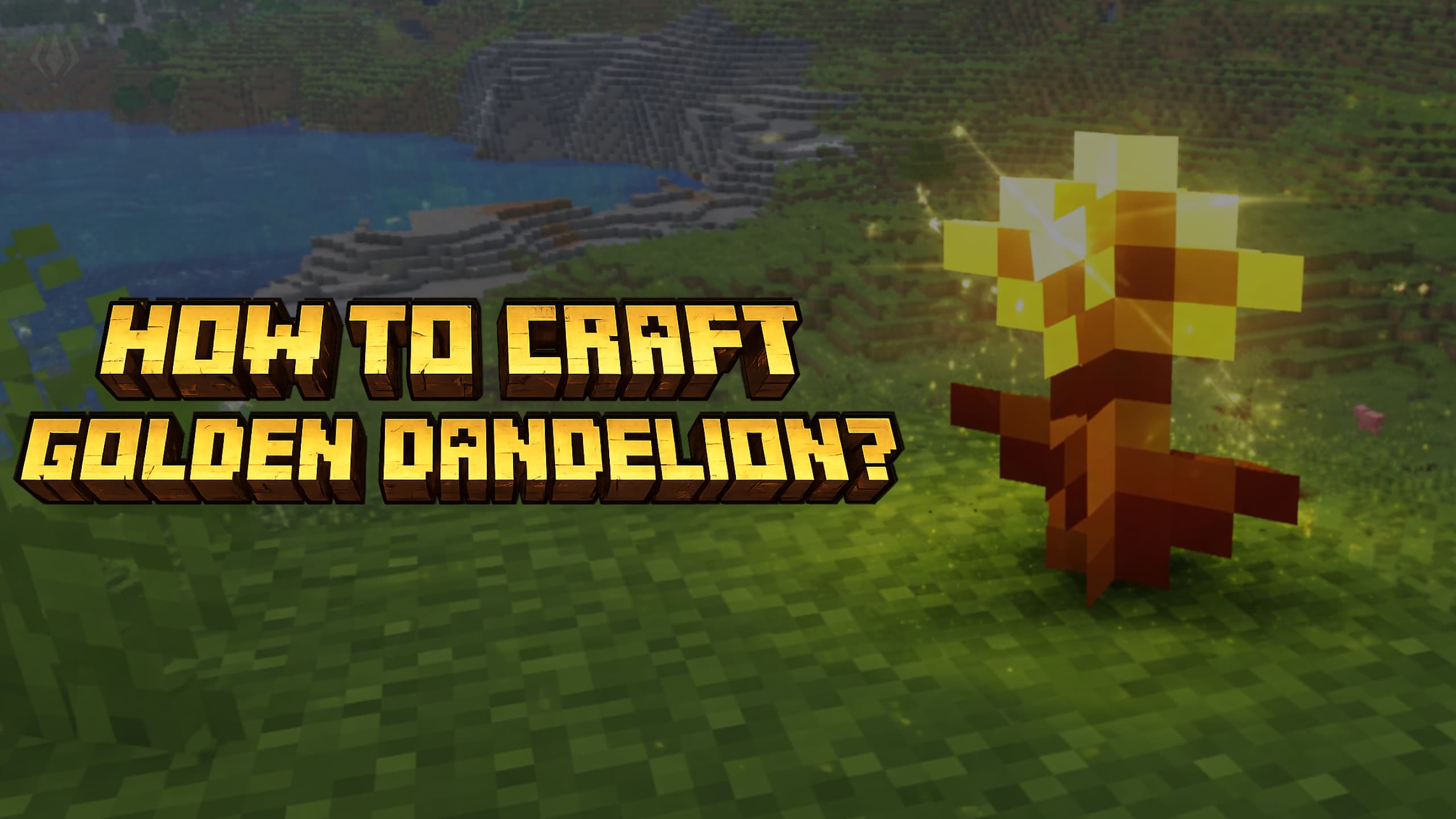 How to craft Golden Dandelion in Minecraft?